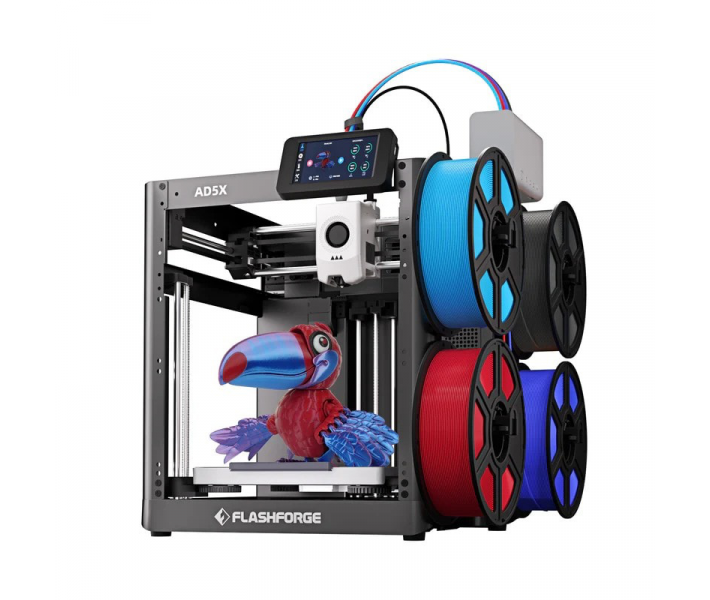طابعة Flashforge AD5X ثلاثية الأبعاد متعددة الألوان، عالية السرعة – Smarpix