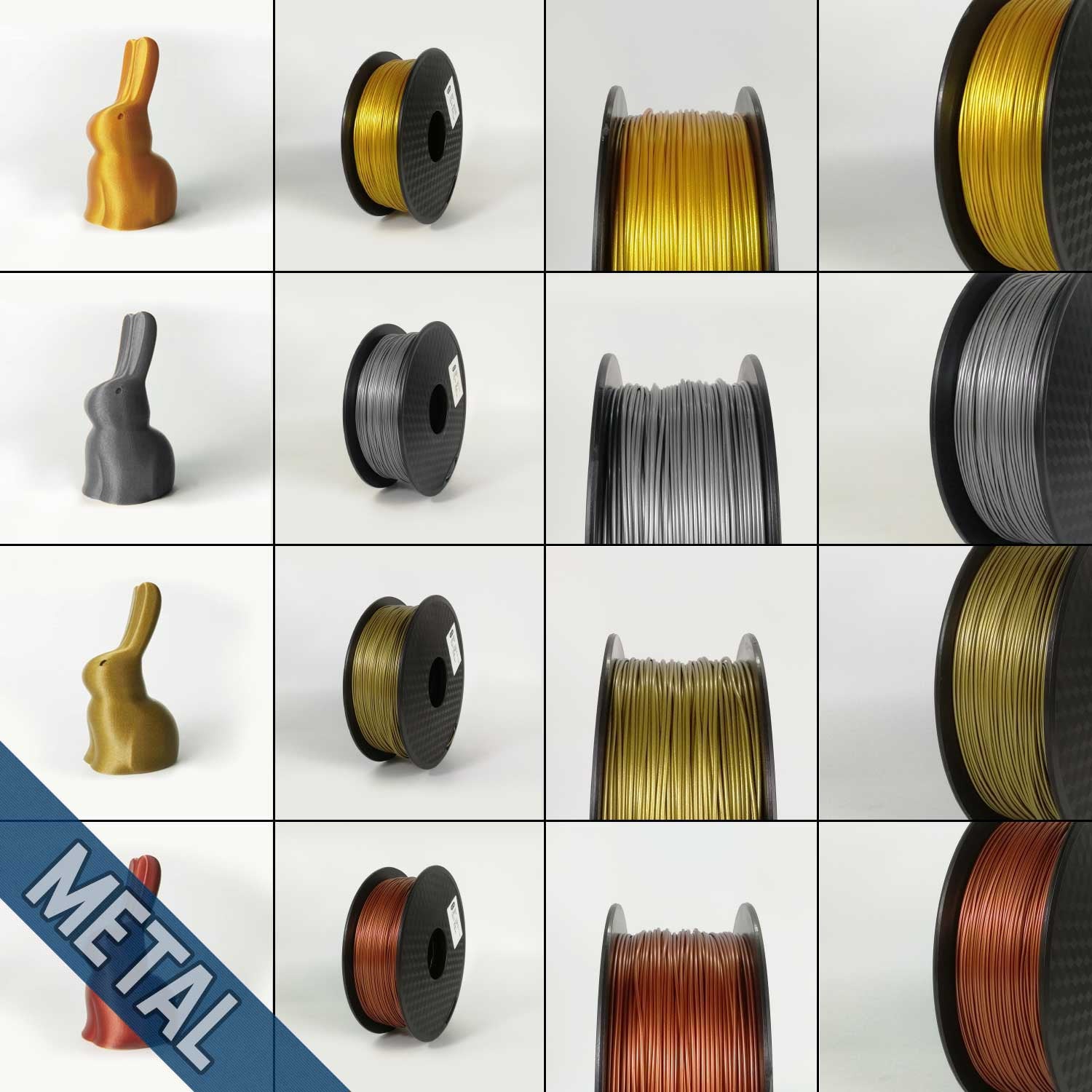 فلمنت الوان معدنية - PLA Metal Like Filament – Smarpix