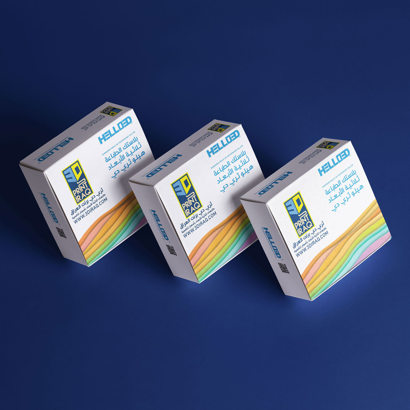 فلمنت قوس قزح - PLA Rainbow Hello3D Filament – Smarpix